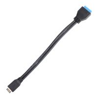 China Computer Motherboard Power Cable USB 3.1 Type-E Male To IDC20P Male Adapter Cable 20-Pin Extension Cable for sale