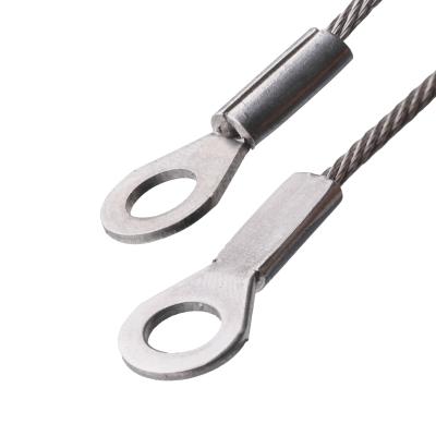 China Flexible Stainless Steel Lanyard Cables, Perforated Safety Wire Rope, Conductive And Other Applications for sale