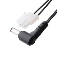 China DC Plug 2.1*5.5mm Solder Type PVC Appearance Molding 90 Angle To MOLEX 39012020 PITCH 4.2mm 1*2P Housing for sale