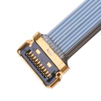 China LVDS Cable Assembly 10P 0.35mm Pitch 20857-010T-01 Micro Coaxial Cable for High-Speed Data Transmission for sale