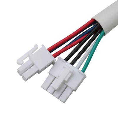 China Molex HSG 4P To RCPT HSG 4P Pitch 4.2mm UL1007 18AWG 300V 80C OEM/ODM Length Customize for sale