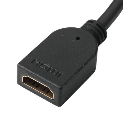 China Male Vertical 19Pin HDMI-A To Female 19Pin HDMI LCD Cable Connector Assembly for sale