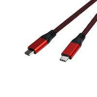 China USB 4 to Thunderbolt Extension Cable 40Gbps 240W PD - Custom Length Type-C Data Transfer for MacBook and Thunderbolt Devices for sale