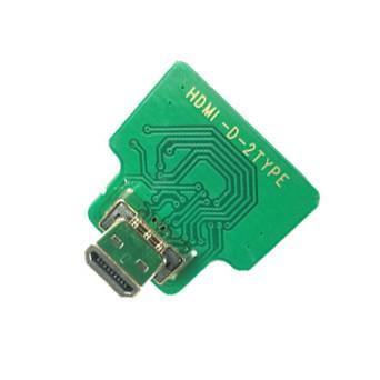 China Micro HDMI Straight Head Connector 0.40mm Pitch 5.73mm Depth for Drone Camera HD Transmission for sale