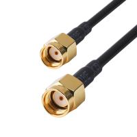 China SMA Male to Female RF Coaxial Cable LMR100 50 Ohm 6GHz Frequency Range with IP67 Rating for sale