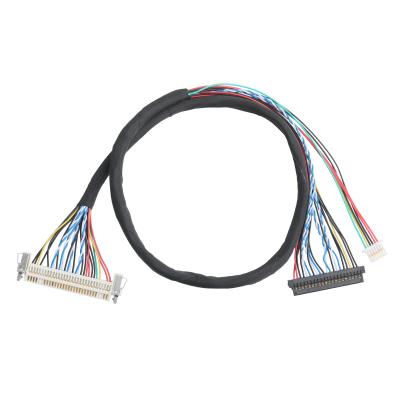 China JAE FI-X30HL 30P 1.0mm Pitch To JAE FI-S20S 20P And SHLP-6P LVDS Cable Assembly OEM/ODM for sale