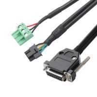 China Customized Industrial Cable Connectors DB-15P Female To HSG 43025-0800 Pitch 3.0mm And 691352710003 Pitch 5.8mm for sale