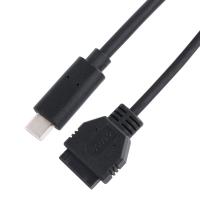 China USB 3.0 Type-C to IDC 20P Female Adapter Cable with Internal Resistor 0.8mm Black PVC Wire OEM ODM for sale