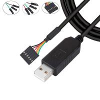 China FTDI Chip USB To 6P TTL-232R-3V3 5V Level Module Serial Port Cable Ttl3.3v5v, Customizable Power Supply Pin Number for sale