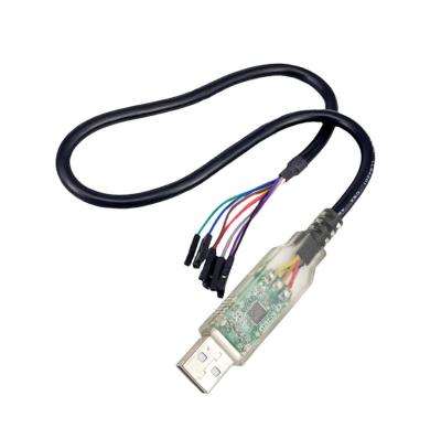 China C232HD-DDHSP-0 FT232 Imported Chip USB To High Speed UART Serial Adapter 3P Cable for sale