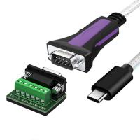 China Industrial Grade Custom Cable for TYPE-C to RS485-DB9/RS422-DB9 CONN Connector B DB9 Male for sale