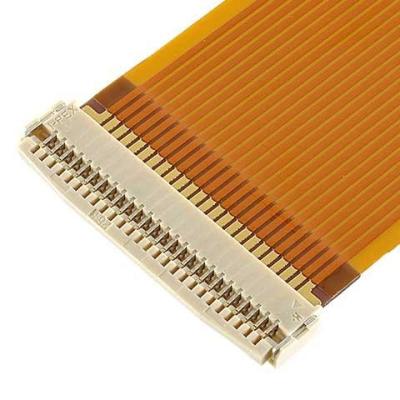 China 20600-024E-01 FPC Flexible Flat Cable 0.5mm Pitch with Mechanical Lock 0.5A Rating for sale