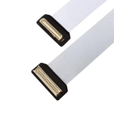 China DF9 Series 31-Pin Industrial Medical LCD Cable with 50 mΩ Contact Resistance and VESA FPDI-1 Compliance for sale