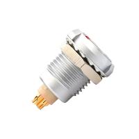 China Industrial Waterproof Connector B Series Z2 5Pin Double Nut PCB Pin Core -55°C to +250°C Temperature Range for sale