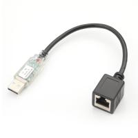 China USB RS422 to RJ45 8P8C Female Nickel Plated WB-1800-BT Industrial Network Debug Adapter Cable for sale