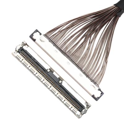 China DF36-50P 0.4SD Micro Coax Cable Assembly for Drone Camera - 50 Position -35℃ to 85℃ Operating Temperature for sale