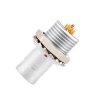 China Push-pull Self-locking T2 8Pin Circular Connector Panel Fixed Plug Without Locking Device Industrial Solution for sale