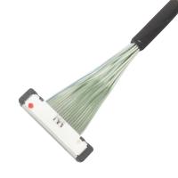 China 0.4mm Pitch 20380-R20T-06 Micro Coaxial Cable lvds connector cable 20P 0.4mm pitch for sale