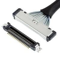 China Micro Coaxial Cable 20380 50P Connector  20380-050T-06 Lvds 0.4mm Pitch for sale