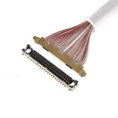 China 30P Micro Coaxial Cable 20531-030T-02 LCD eDP Cable 0.25mm Pitch 1.10mm Height for Compact Electronics for sale