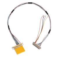 China 1.25mm 0.5mm Lvds Coaxial Cable Df13 30ds 1.25 To 20453-240T-03 0.5mm pitch for sale