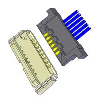 China Lvds Coaxial Cable Connector For Lcd Monitor DW-5 20598-010T-02 0.5mm Pitch 10 Pin for sale