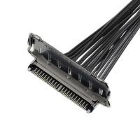 China 40-Pin LVDS Micro-Coaxial Connector 0.25mm Pitch 16.45mm Width Horizontal Mating Type for High-Speed Data Transmission for sale