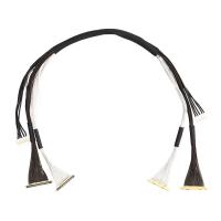 China UAV cable assembly Lvds Edp Cable Assembly 0.25mm Pitch  20531-034T-02 To Jst Auhr-05v-H 34 Pin Micro coaxial cable for sale