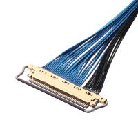 China 20633-250T-01S 50P 0.4mm pitch Horizontal mating type Micro-coaxial connector with mechanical lock for sale