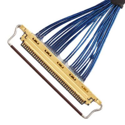 China 44AWG SGC LVDS EDP Cable 0.5mm Pitch 20-50 Pin Micro Coaxial Assembly for Thunderbolt 3 for sale