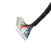 China JAE FI-X30HL To JST SHDR-40V-S-B 40P And JST PHR-6 Connector Cable Lvds Cable Display Application for sale