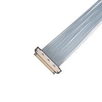 China KEL XSL20-48S Micro-Coax Cable, 0.25mm Pitch, 44AWG PFA, Dual UV Adhesive for sale