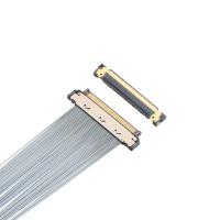 China KEL XSL20-48S Micro-Coax Cable, 0.25mm Pitch, 44AWG PFA, Dual UV Adhesive for sale