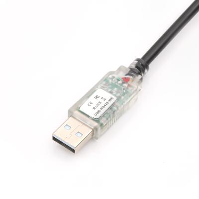 China USB 2.0 to 8P8C Serial Converter Cable, Shielded for Industrial Use for sale