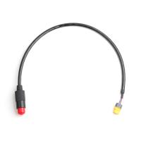 China 4-Core Power Cable Assembly 2-Pin Connector 600V 125°C with Heat Shrink Tube for sale