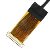 China 50-Pin Micro-Coaxial Cable Assembly with AWG38 Shielded Wire for High-Speed Data for sale