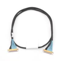 China 34/38AWG Micro-Coax Cable Assembly, Dual Shielded for High-Speed Data Transmission for sale
