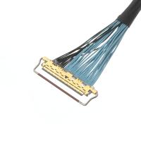 China 34/38AWG Micro-Coax Cable Assembly, Dual Shielded for High-Speed Data Transmission for sale