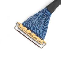 China 50-Pin 0.4mm Pitch Micro-Coax Cable Assembly, UL1354 40AWG, Dual Shielded for sale
