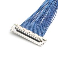 China 40-Pin 0.4mm Pitch Micro-Coaxial Cable Assembly, 40AWG Shielded, 50Ω for sale