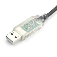 China USB to RS232 Serial Adapter Cable with RJ12 6P6C Connector, TTL Interface for sale