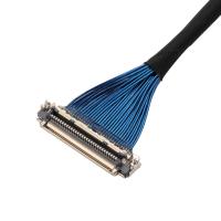 China 30-Pin MIPI/LVDS Micro-Coaxial Cable 40AWG 50Ω with 10Gbps Speed and 0.35mm Diameter for sale