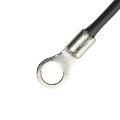 China UL1007 18AWG Power Cable Assembly with M4 Ring Terminal & Solderable Connector, 300V 10A 6-inch Length for sale