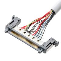 China 0.5mm Pitch LVDS Cable 41Pin to 30Pin with 32AWG Shielded Wire and UL10064 Certification for sale