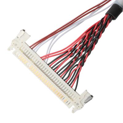 China 1.0mm to 1.25mm Pitch LVDS Cable Assembly - UL1571 28AWG LCD Display Connection for sale