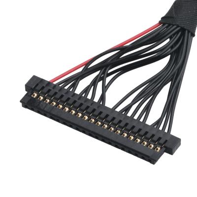 China 20-Pin FI-S20S Cable Assembly - 1.25mm Pitch UL1571 28AWG Wire for sale
