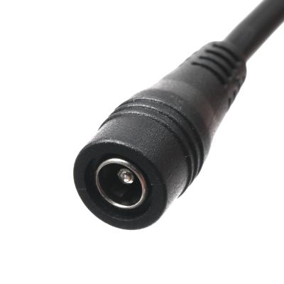 China DC 5.5×2.1 Female to 3-Pin Wire Harness Cable Assembly – Custom OEM Power Interconnect for sale