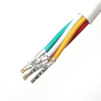 China Shielded 18AWG 4-Core Power Cable Assembly with Crimp Terminals for sale