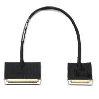 China Custom 20453 50Pin to 30Pin Micro Coax Display Cable Assembly for LCD Driver Boards for sale