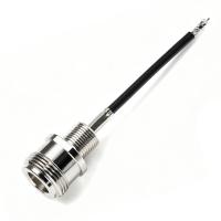 China Custom N Female Bulkhead RF Pigtail Cable Assembly with RG174 Coaxial Cable for sale
